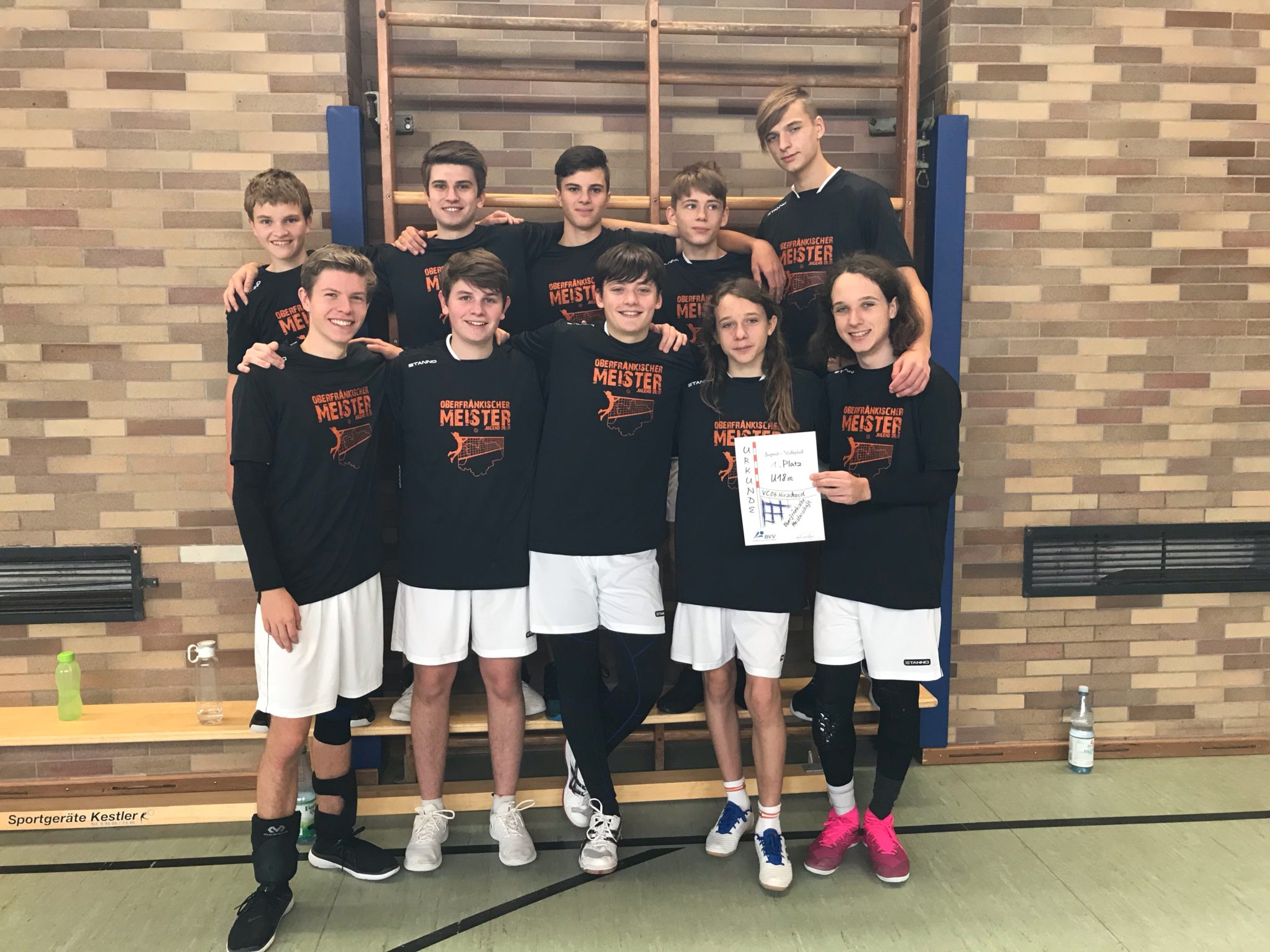 U18m wird Oberfränkischer Meister 2020 — VC06 Hirschaid bei Bamberg